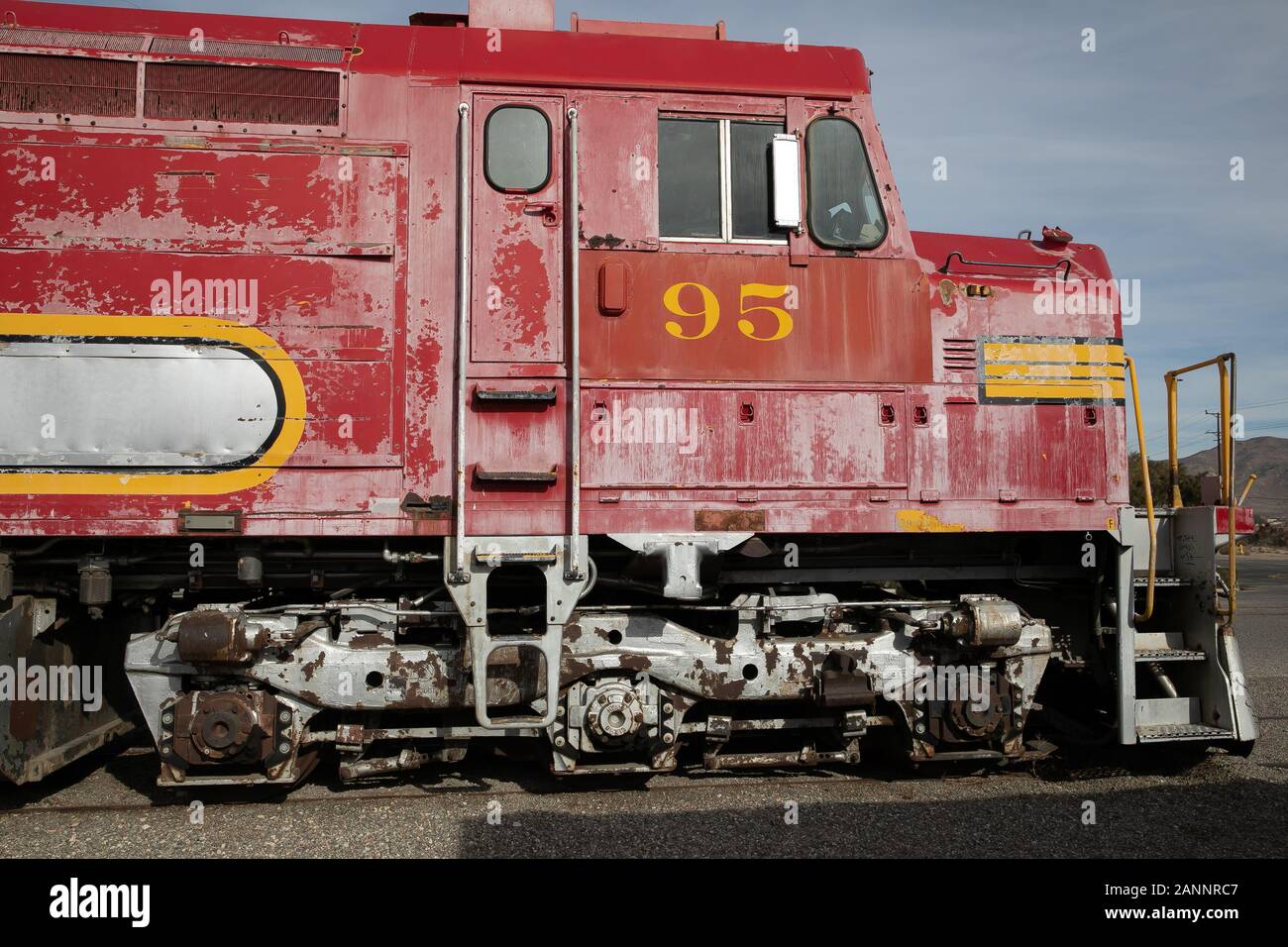 Santa FE 95 on display at the Western America Railroad Museum at ...