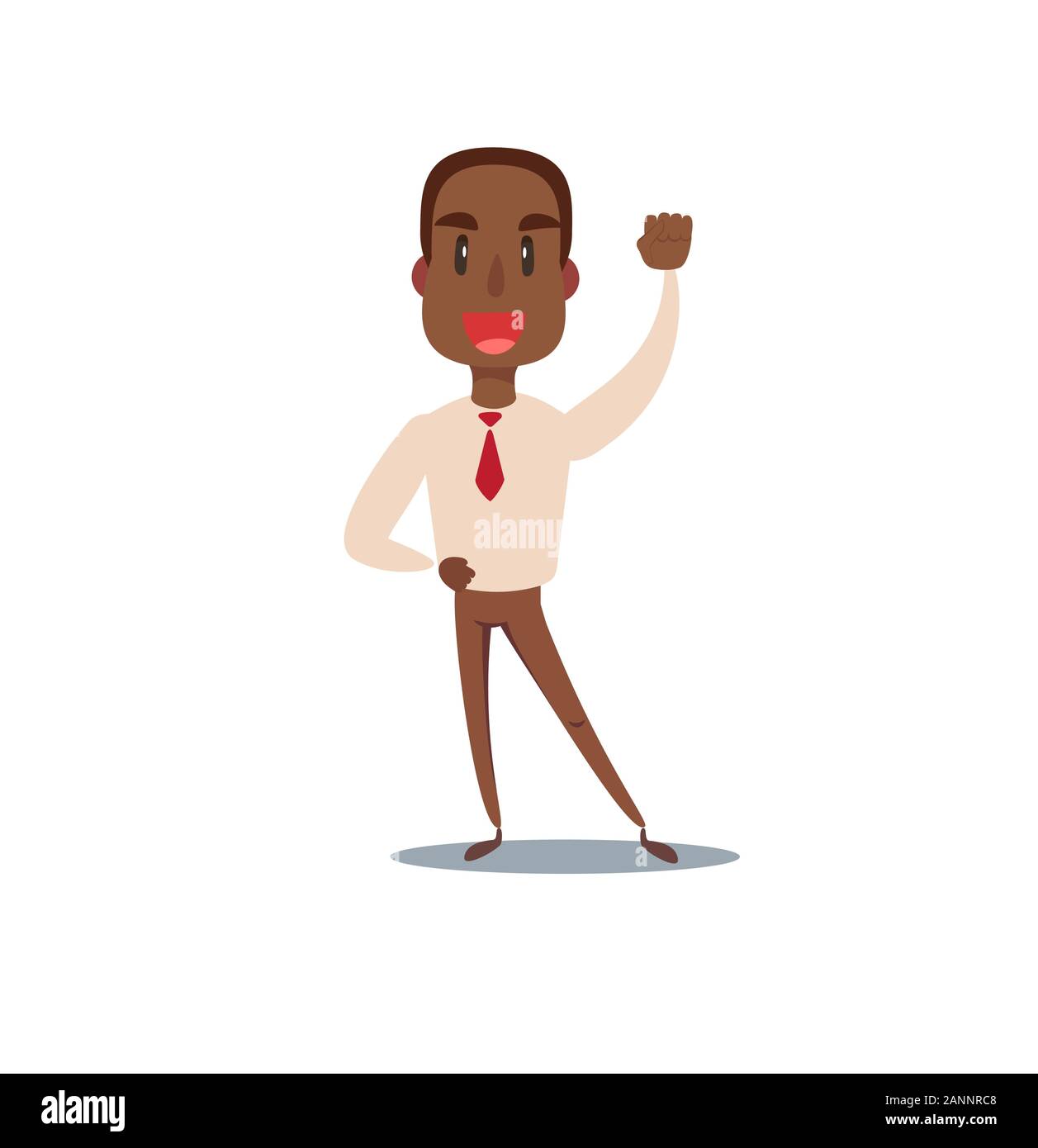 Cartoon hand raised hi-res stock photography and images - Alamy