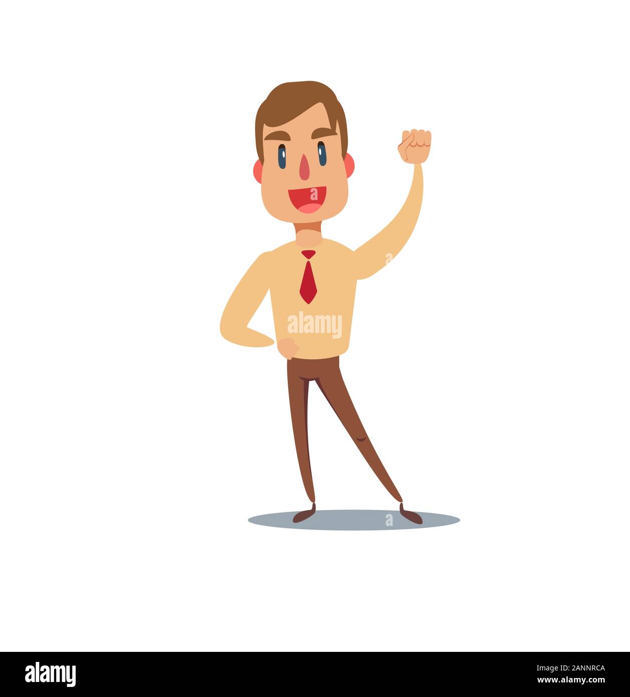 Cartoon hand raised hi-res stock photography and images - Alamy