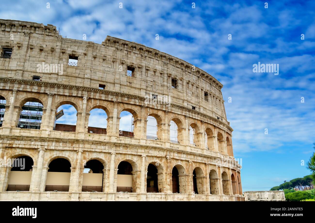 The Colosseum located in Rome, Italy Stock Photo - Alamy