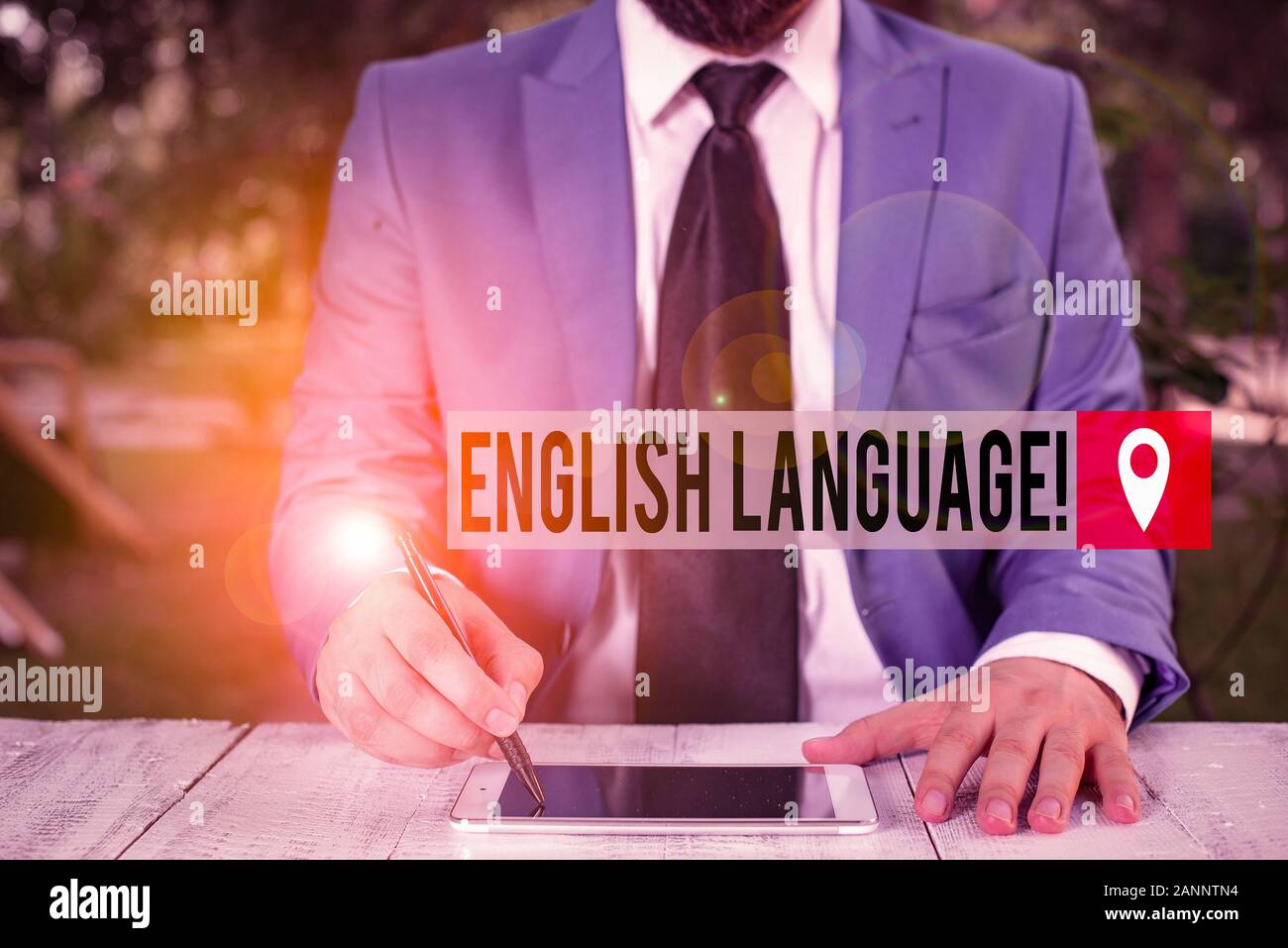 Word writing text English Language. Business photo showcasing third ...