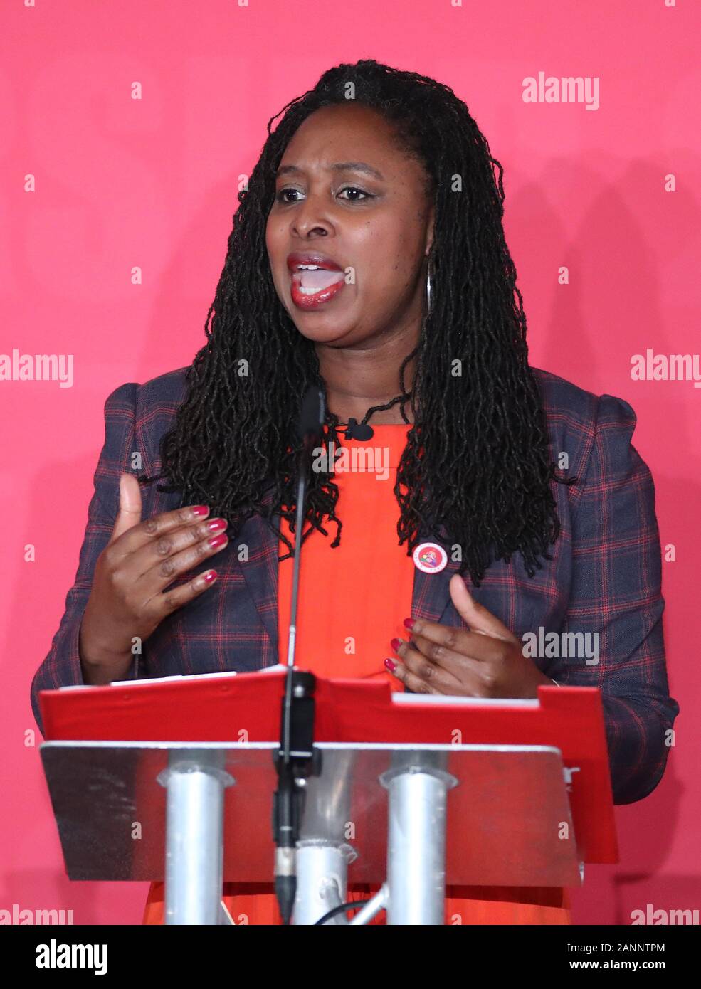 Dawn Butler speaking during the deputy Labour leadership husting at the ...