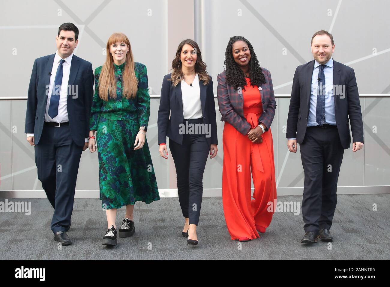 (left to right) Richard Burgon, Angela Rayner, Rosena Allin-Khan, Dawn ...