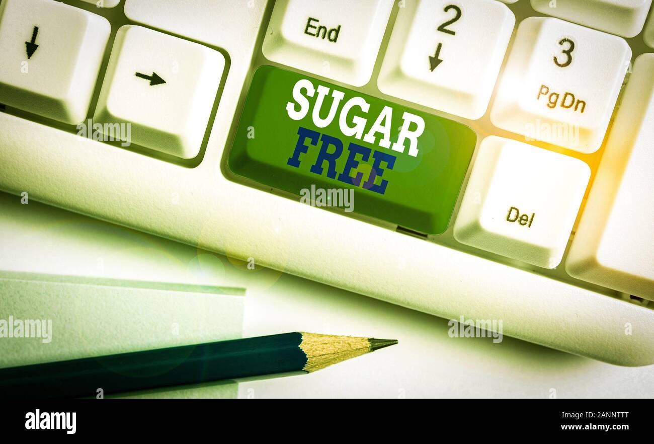 Text sign showing Sugar Free. Business photo text containing an ...