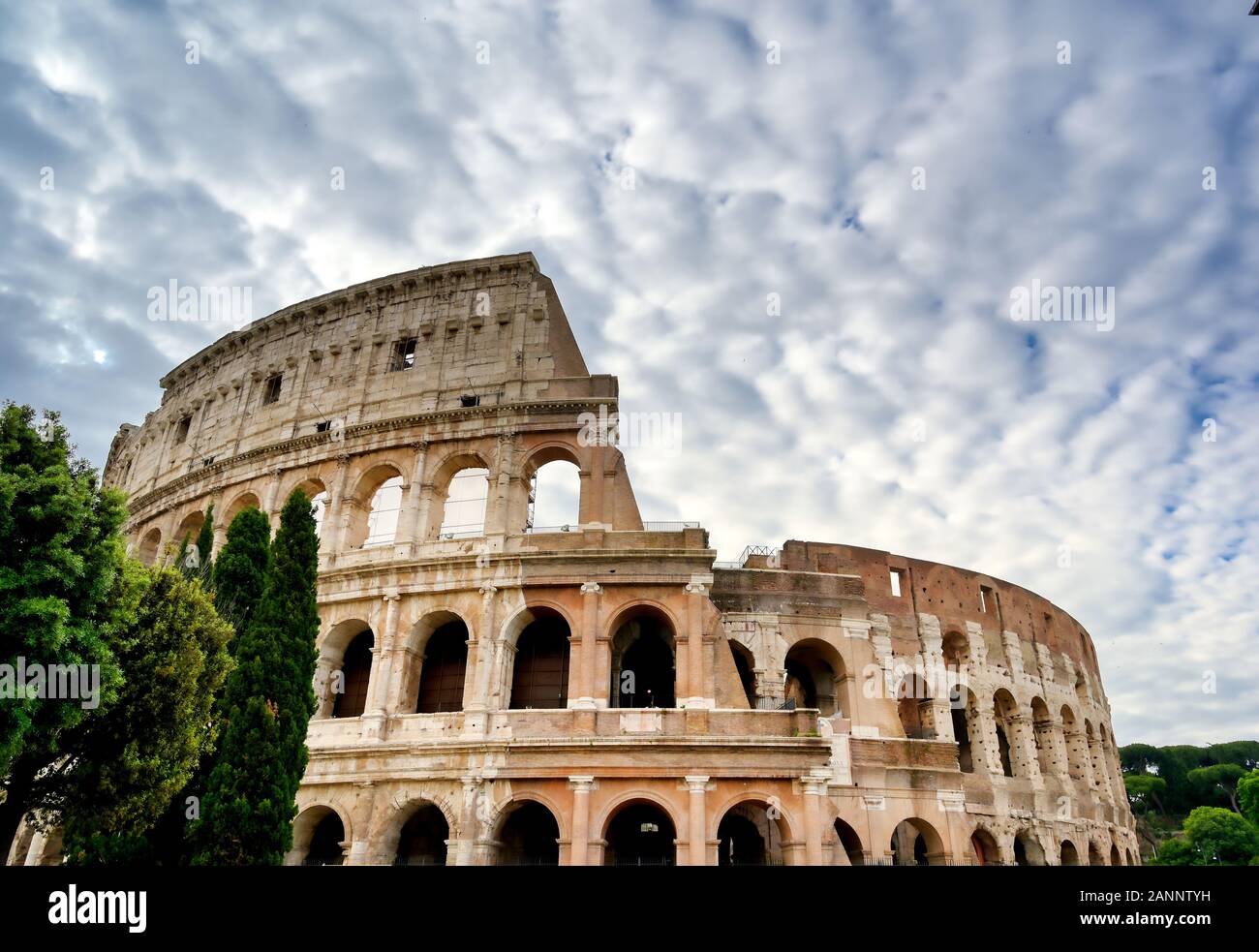 The Colosseum located in Rome, Italy Stock Photo - Alamy