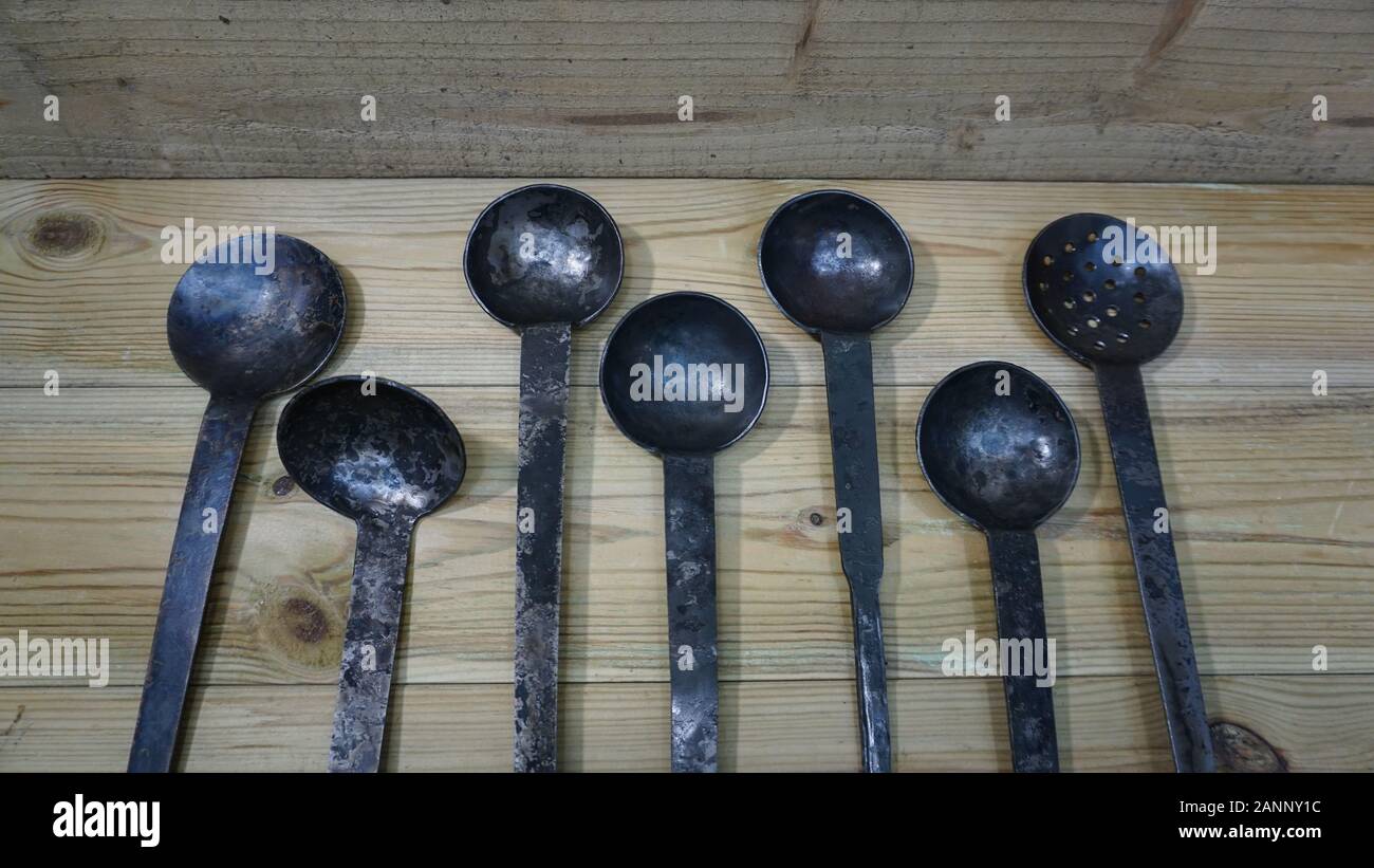 roman to medieval period cooking spoons strainers and ladles by daegrad ...
