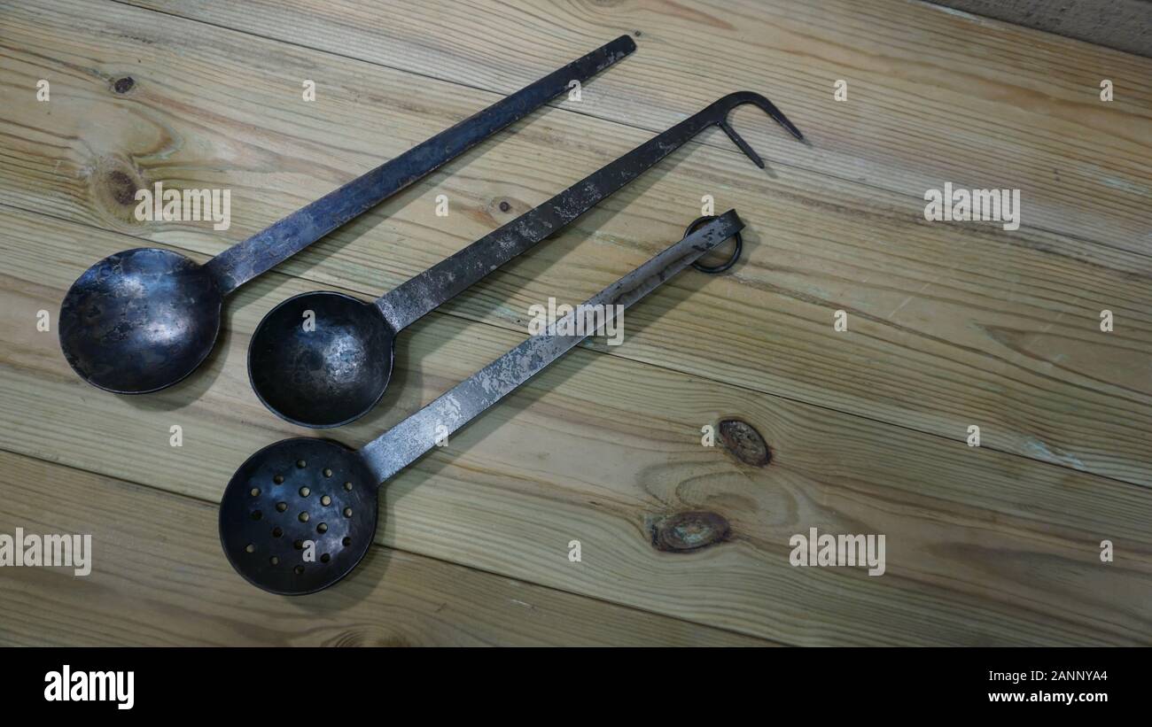 roman to medieval period cooking spoons strainers and ladles by daegrad ...