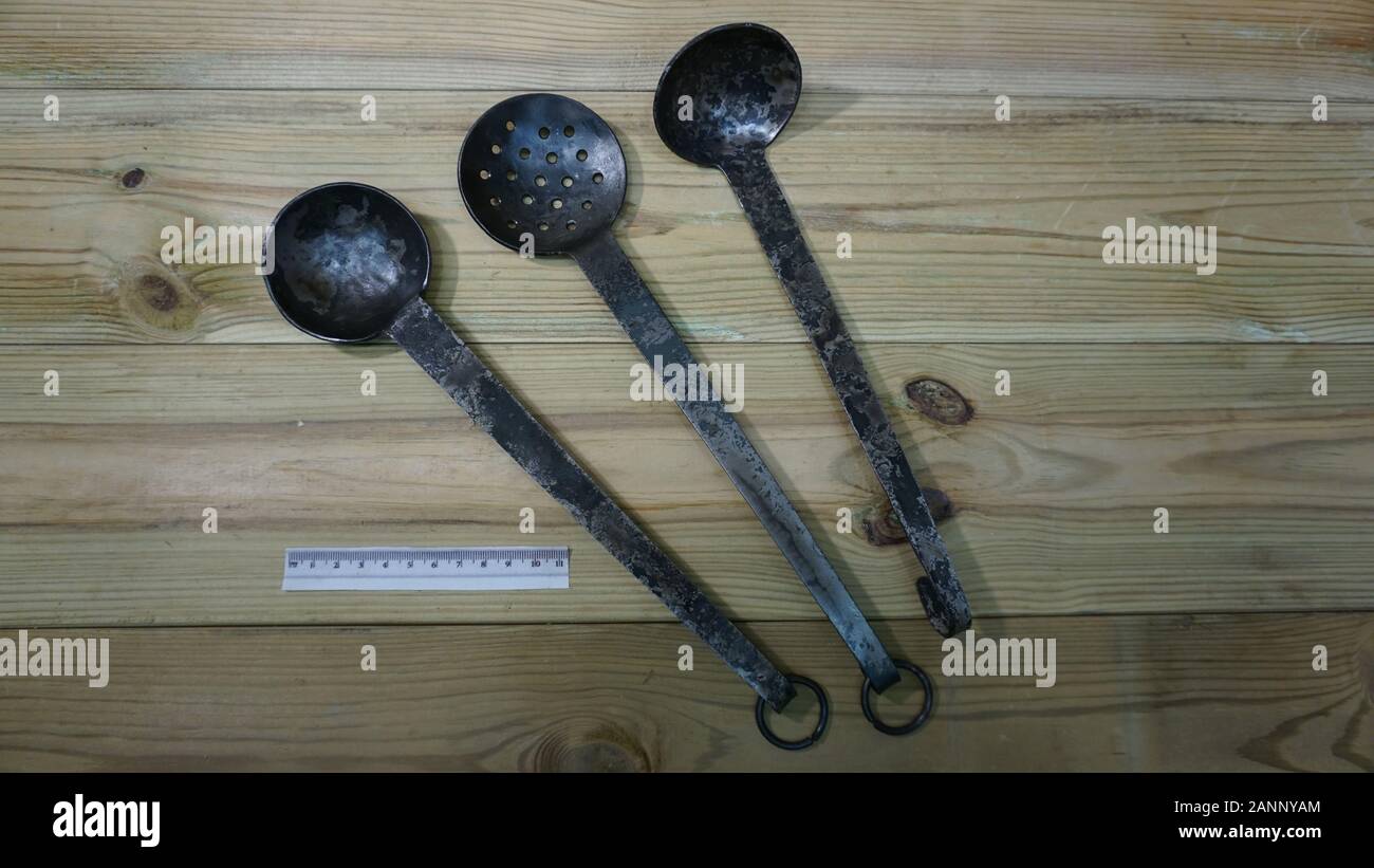 roman to medieval period cooking spoons strainers and ladles by daegrad ...