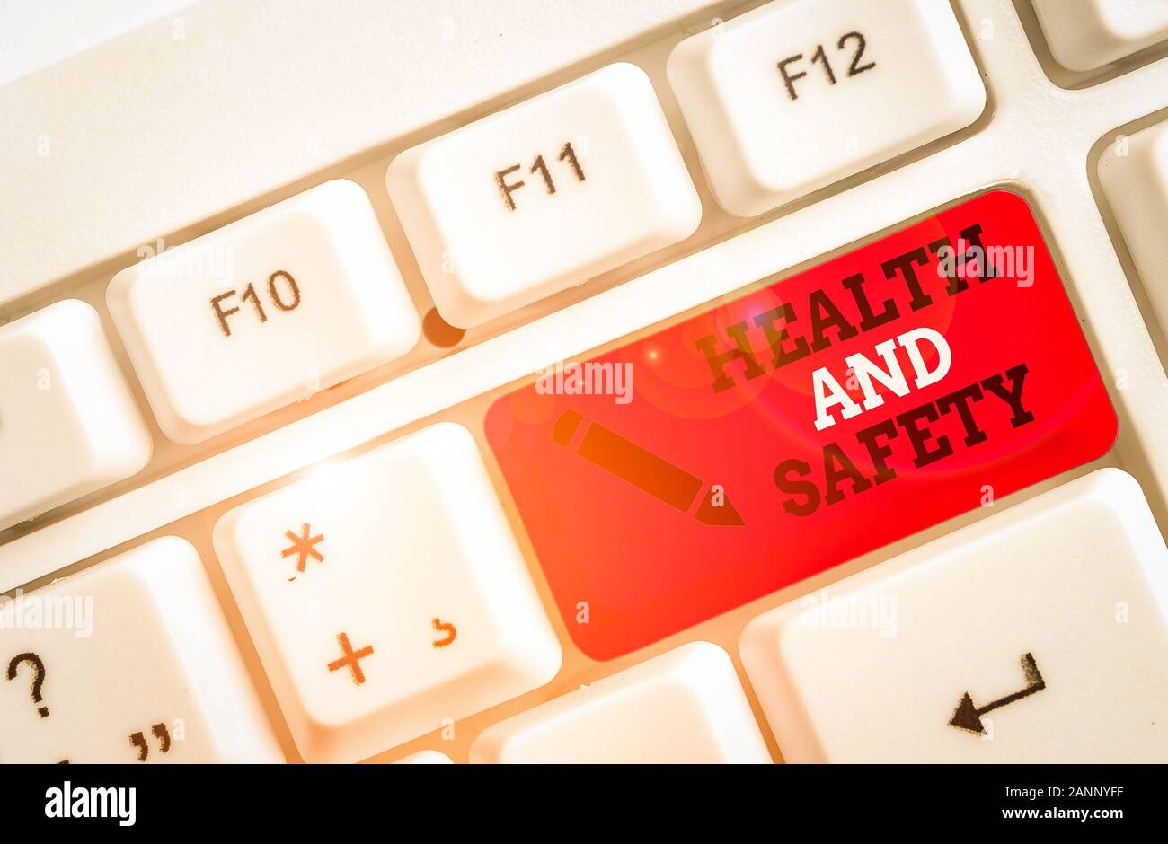 Text sign showing Health And Safety. Business photo showcasing ...