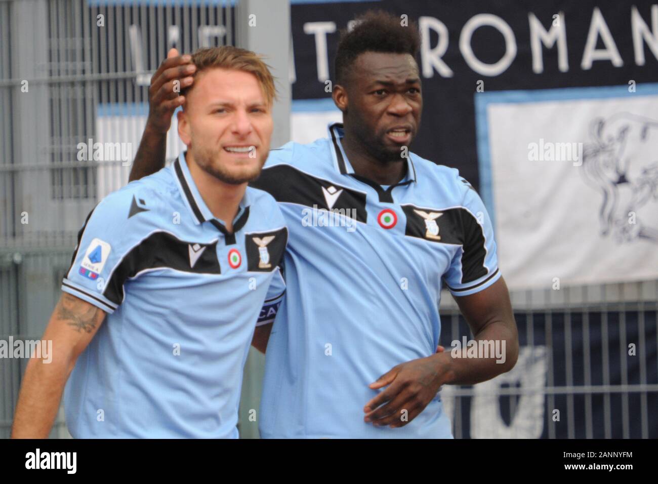 Roma, Italy. 18th Jan, 2020. happiness felipe salvador caicedo(lazio ...