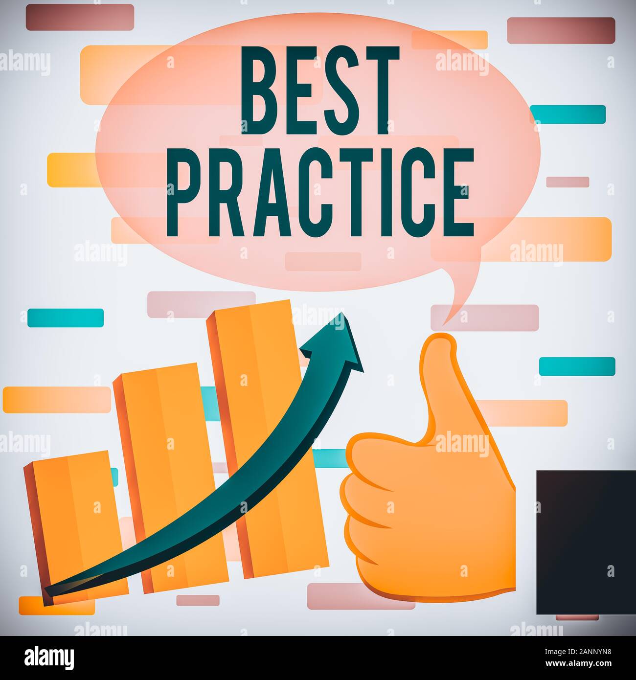 Writing note showing Best Practice. Business concept for Method ...