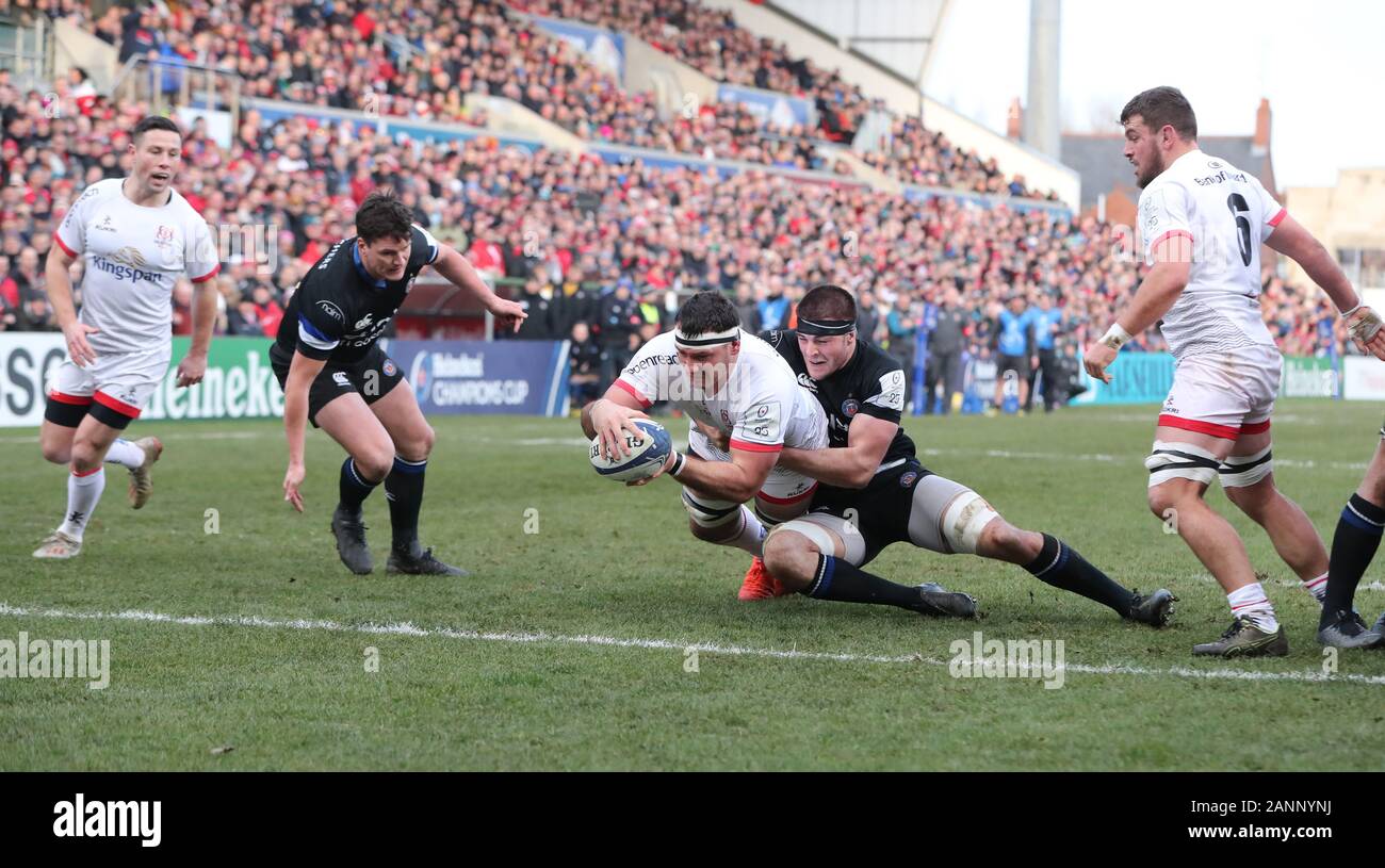 Champions cup match ravenhill stadium hi-res stock photography and ...