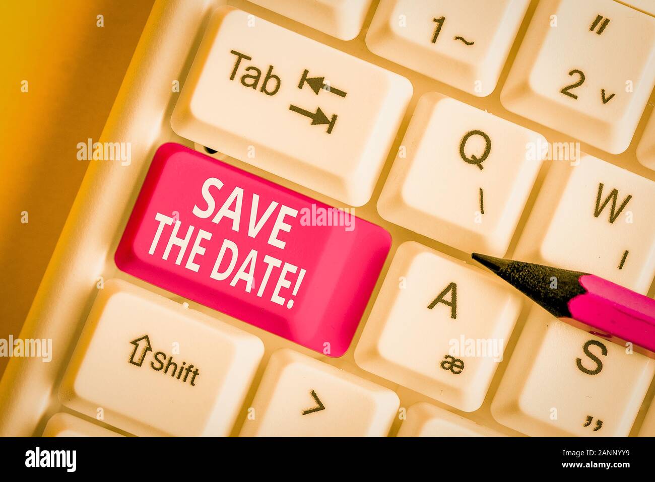 Writing note showing Save The Date. Business concept for reserve the ...