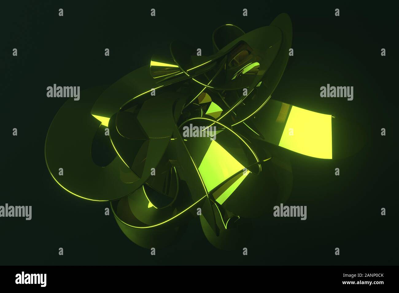 Neon grow lights, messy colorful string. For graphic design, catalog ...