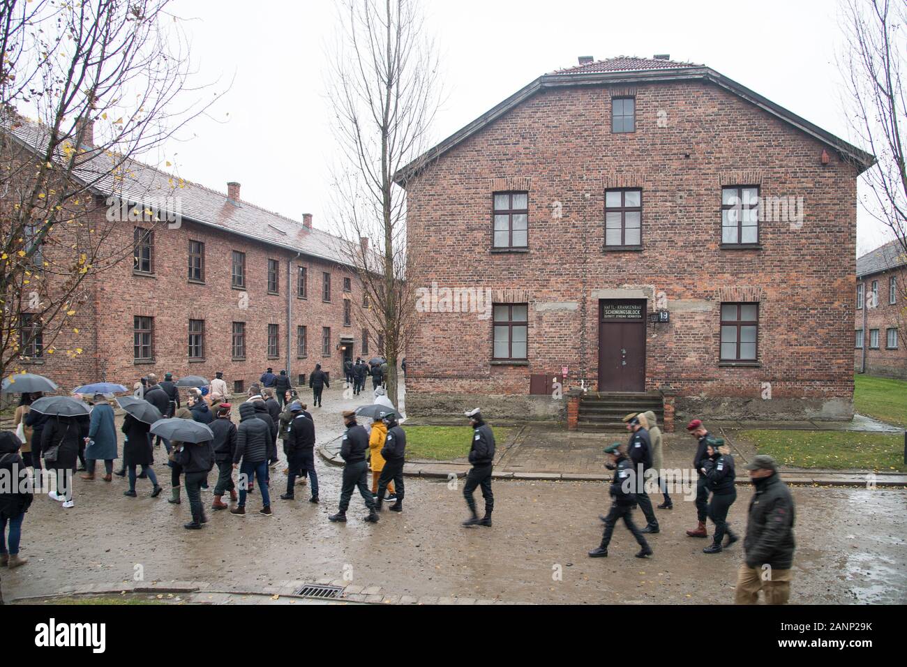 Block 19 (Barrack 19) in Nazi German Konzentrationslager Auschwitz I ...