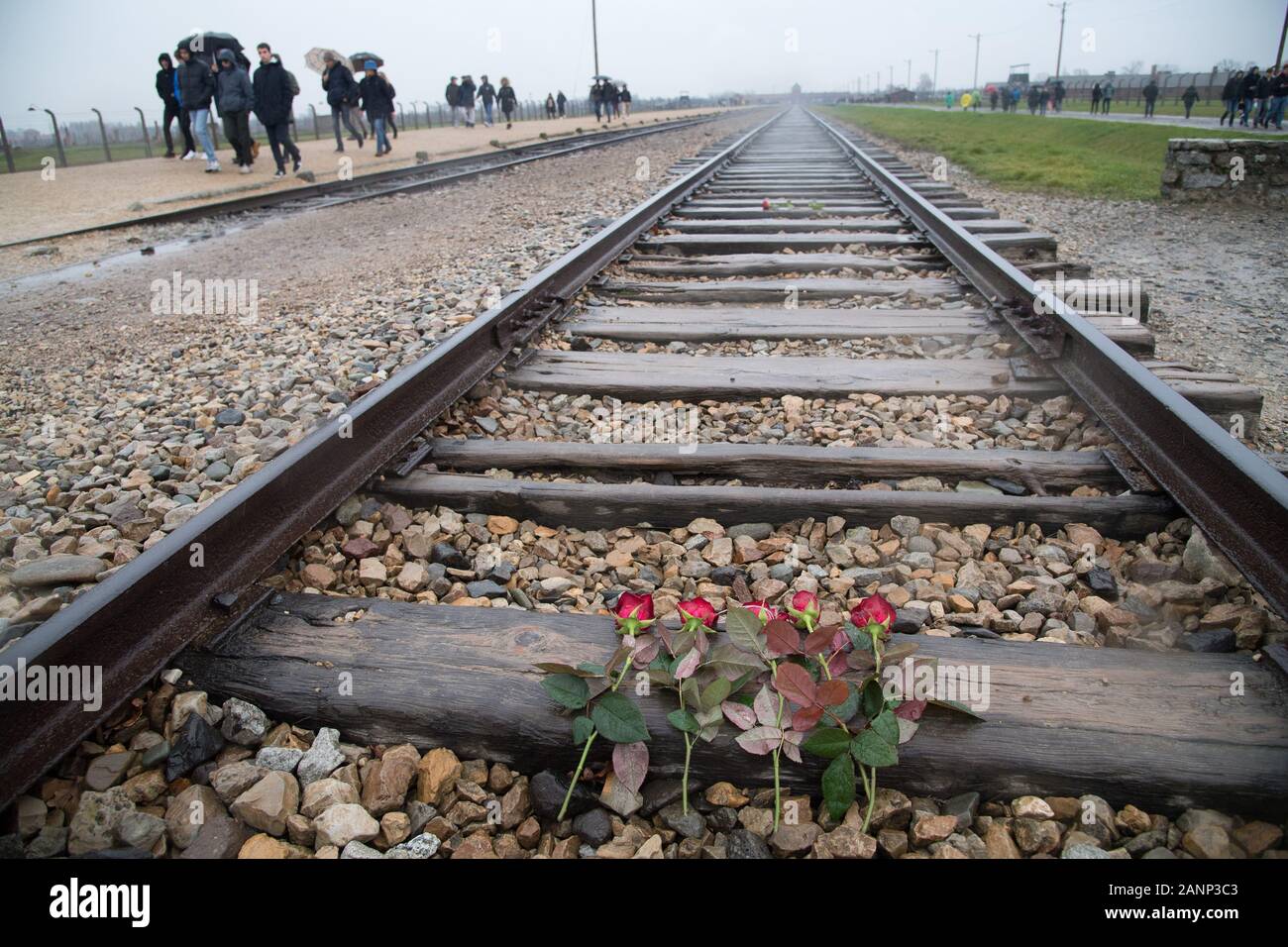 Judenrampe (Jewish ramp) in Nazi German Konzentrationslager Auschwitz ...