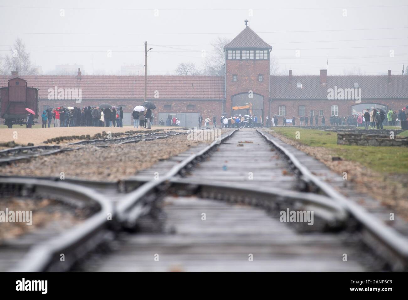 Gatehouse and Judenrampe (Jewish ramp) in Nazi German ...
