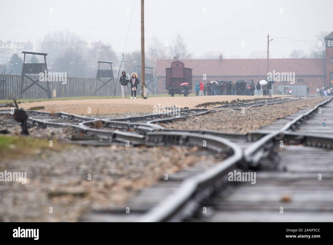 Judenrampe (Jewish ramp) in Nazi German Konzentrationslager Auschwitz ...