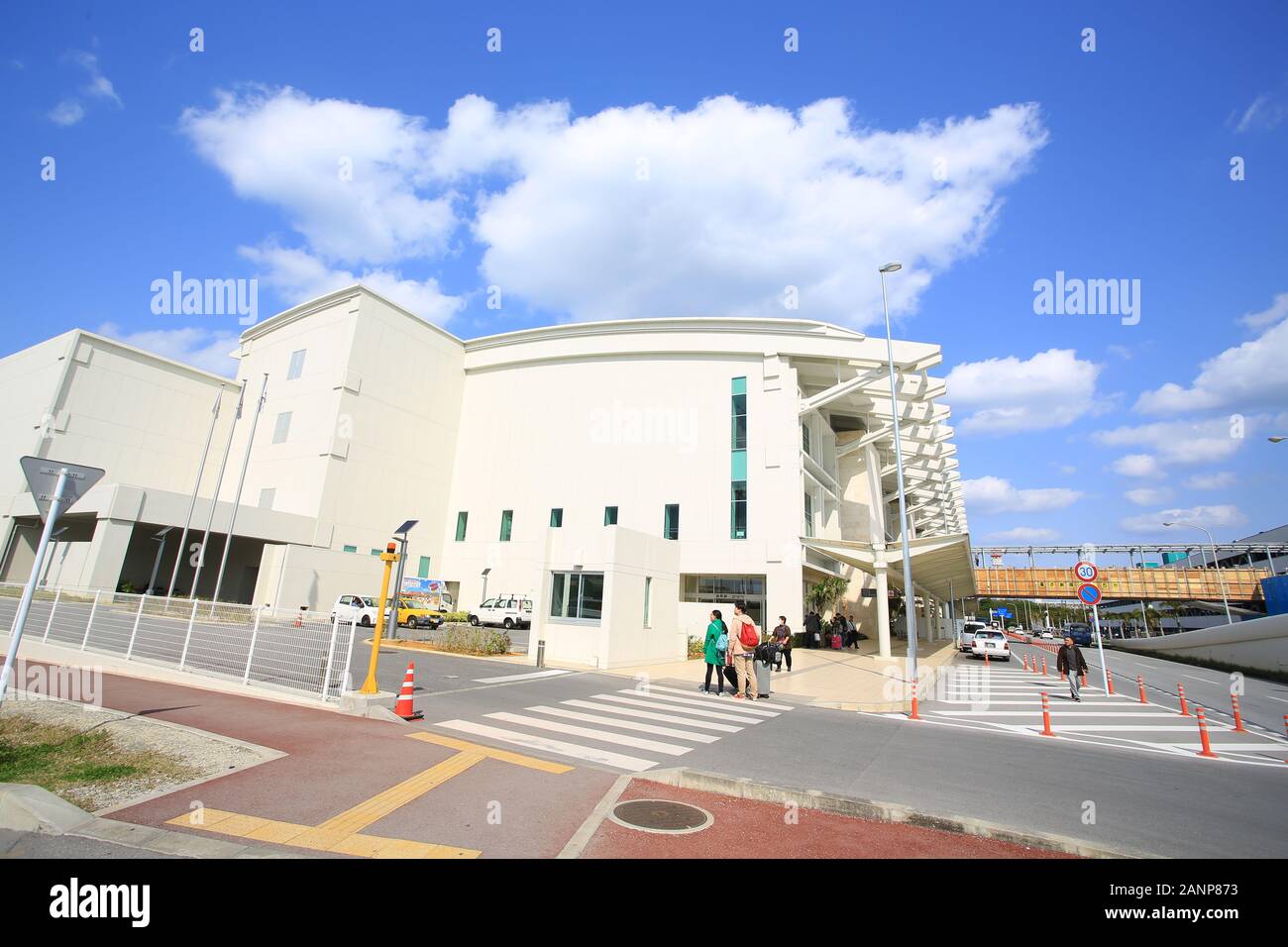 naha airport exterior . naha airport is the most southern airport of ...