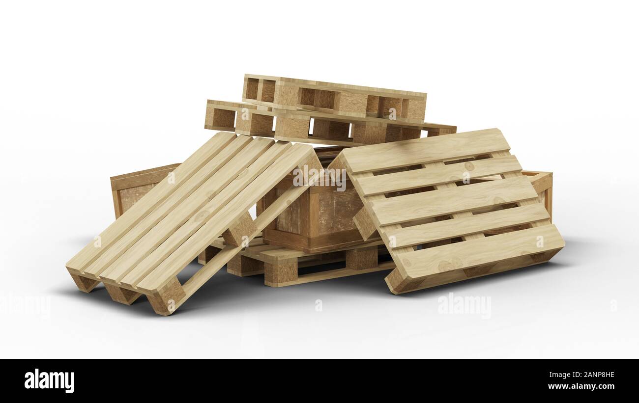 Europe pallet Cut Out Stock Images & Pictures - Alamy