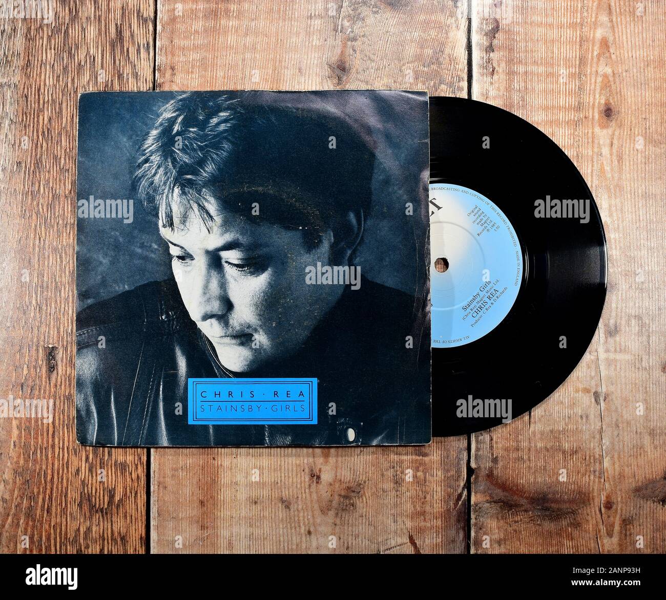 Chris Rea 7inch single, Stainsby Girls Stock Photo - Alamy