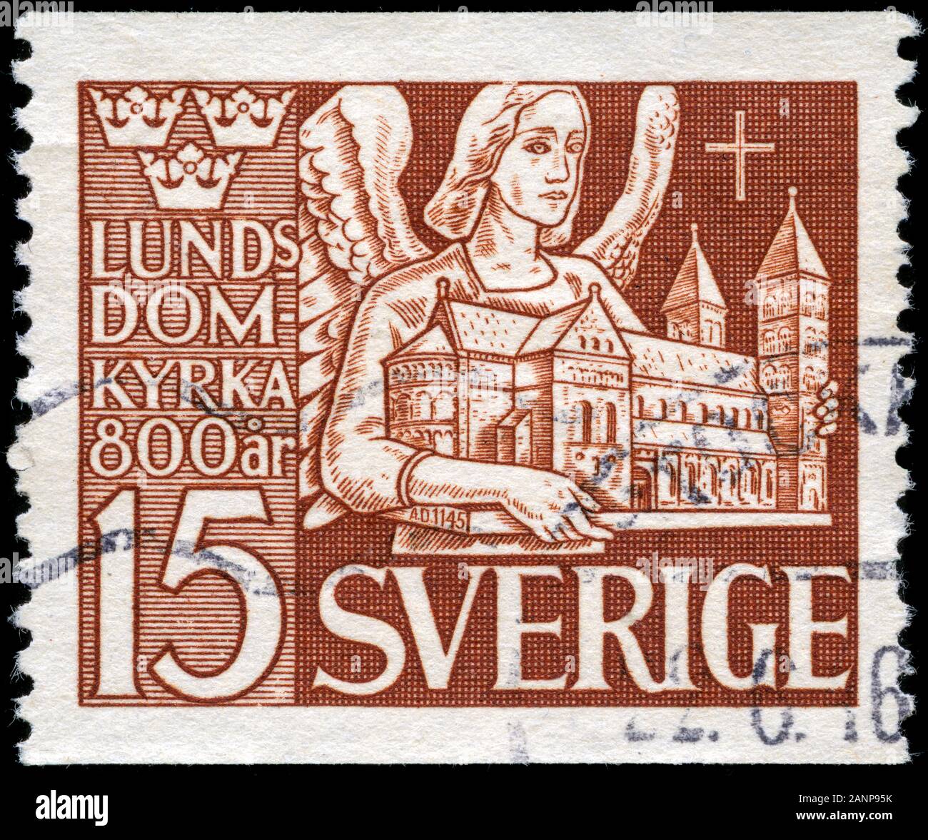 Swedish postage stamp hi-res stock photography and images - Alamy