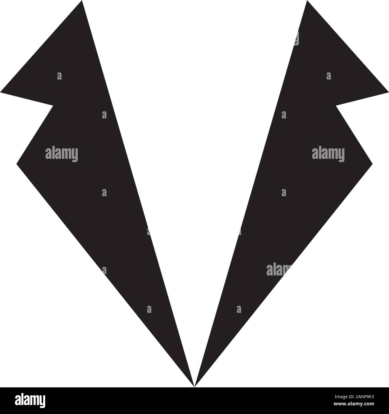 Logo Design with Blazer Icon Vector in black and white Stock Vector ...