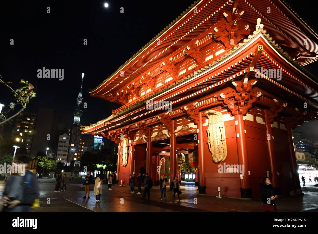 view of Sensoji Temple in Asakusa District; Tokyo Stock Photo - Alamy