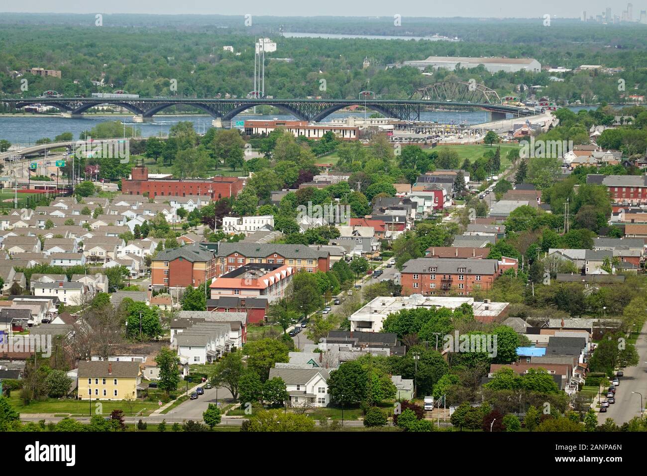 View from border crossing hi-res stock photography and images - Alamy