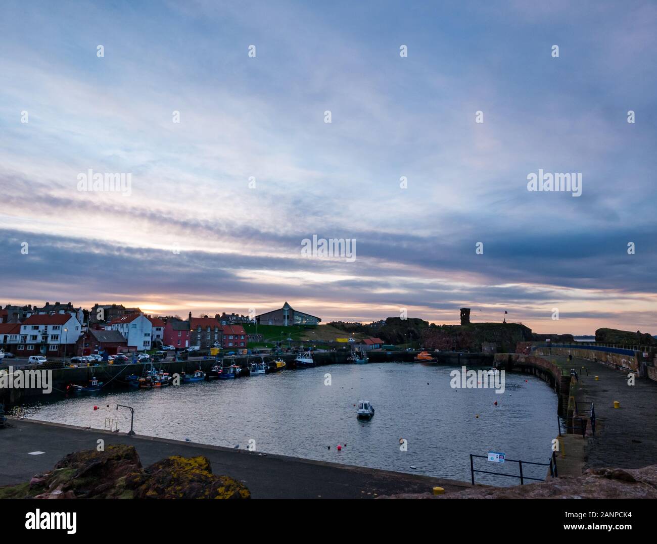Dunbar, East Lothian, Scotland, United Kingdom, 18th January 2020. UK ...