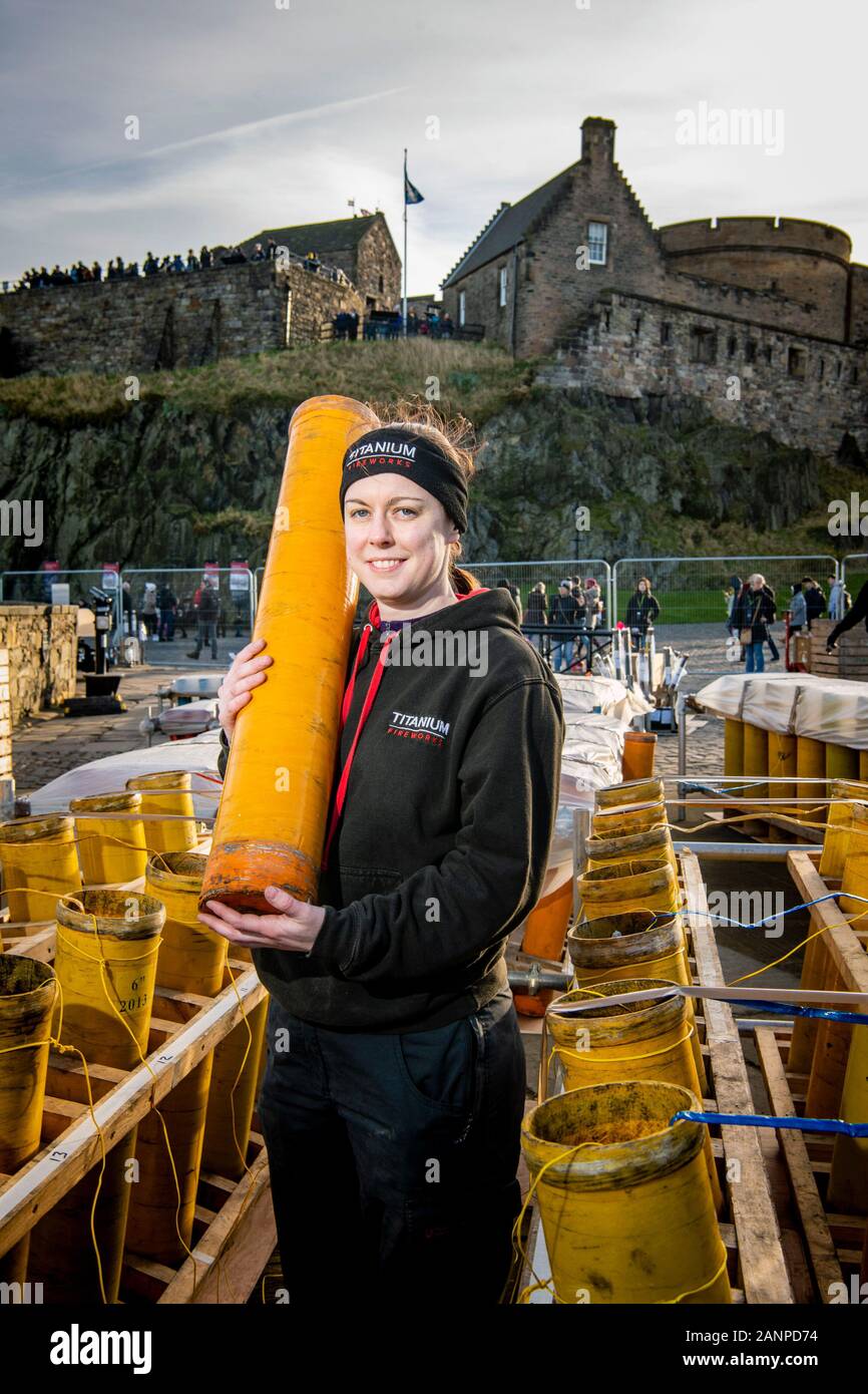 Edinburgh’s Hogmanay Fireworks Production from Edinburgh Castle Shaun ...
