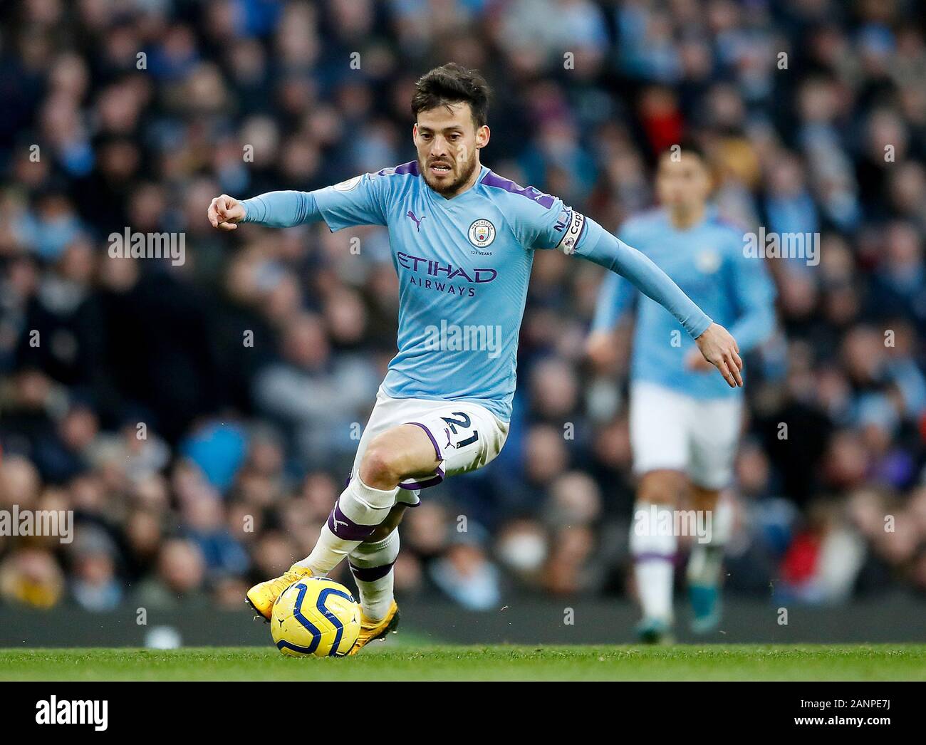 Manchester City's David Silva during the Premier League match at the ...