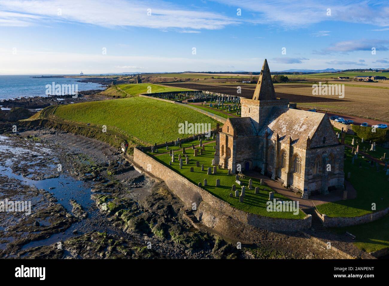 Aerial view of st monans harbour hi-res stock photography and images ...