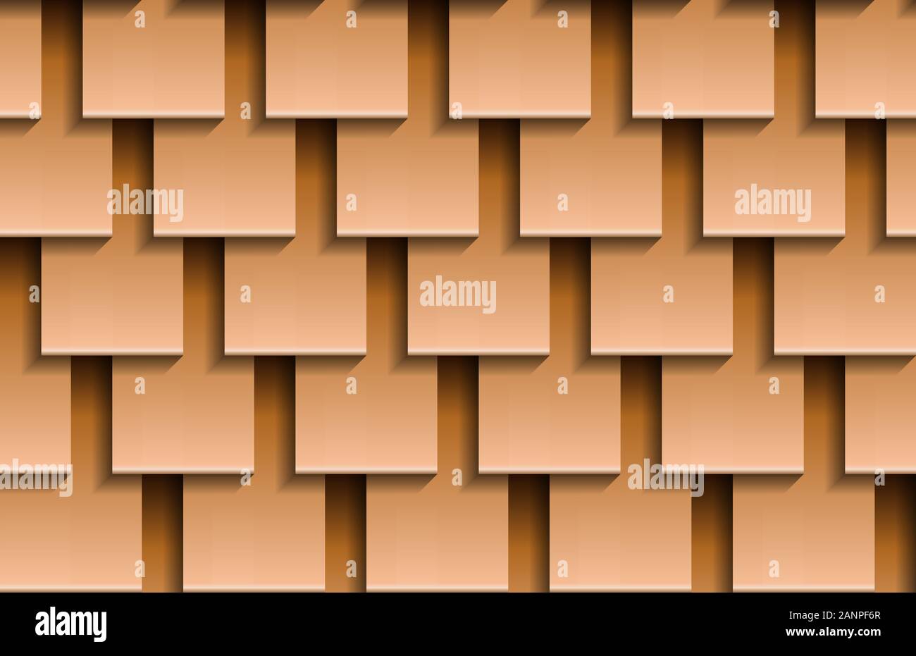 Seamless texture of beige shingles roof top background. Repeating ...