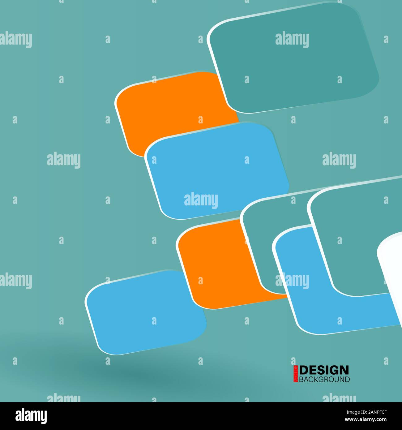 Abstract geometric vector background. overlapping square design. New texture for your design ...