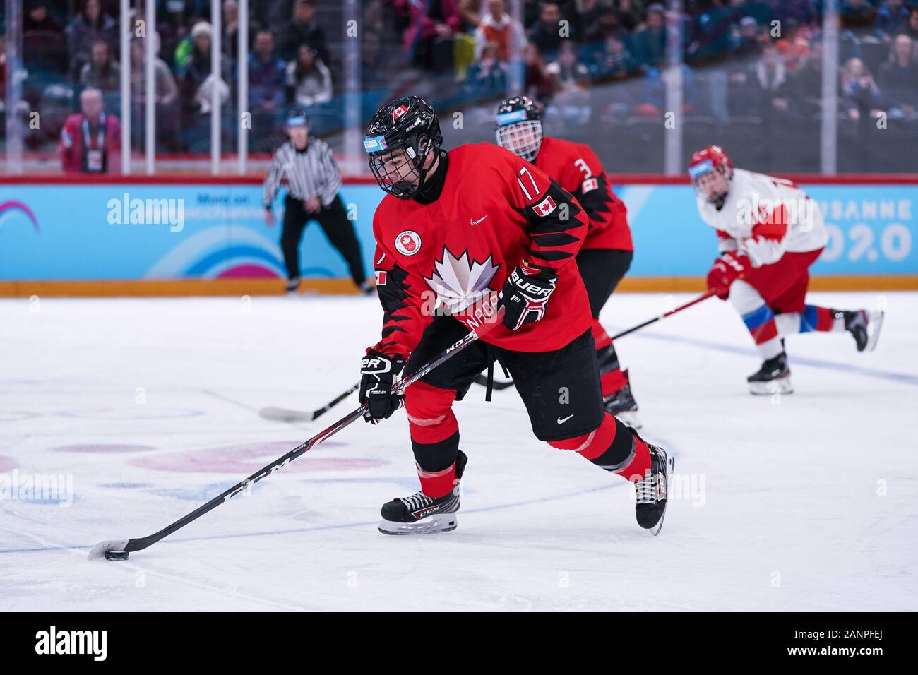 18.1.2020, Lausanne, Vaudoise Arena, YOG 2020 - Men - Canada - Russia ...