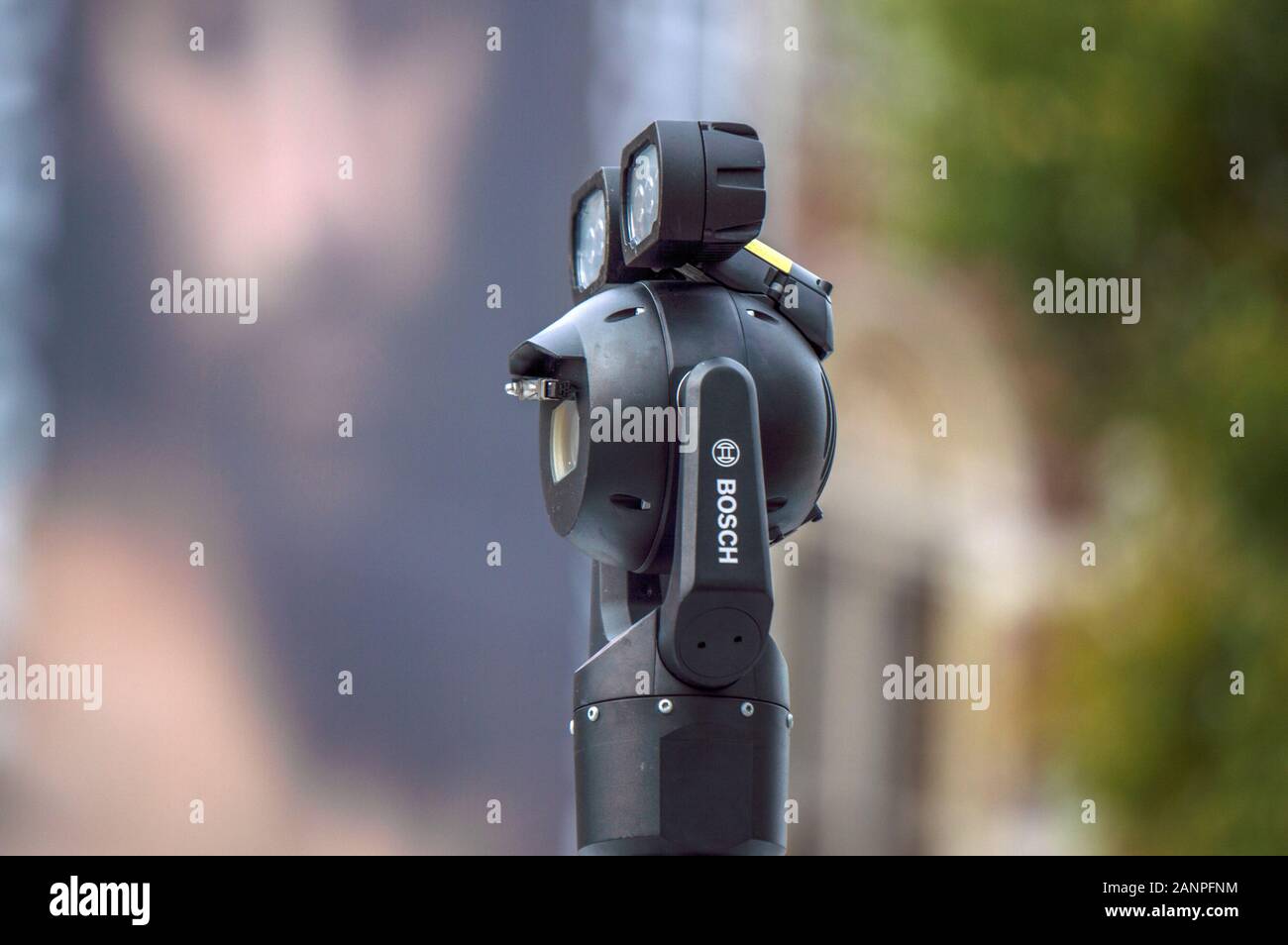 Bosch Camera On A Police Car At Amsterdam The Netherlands 2019 Stock ...