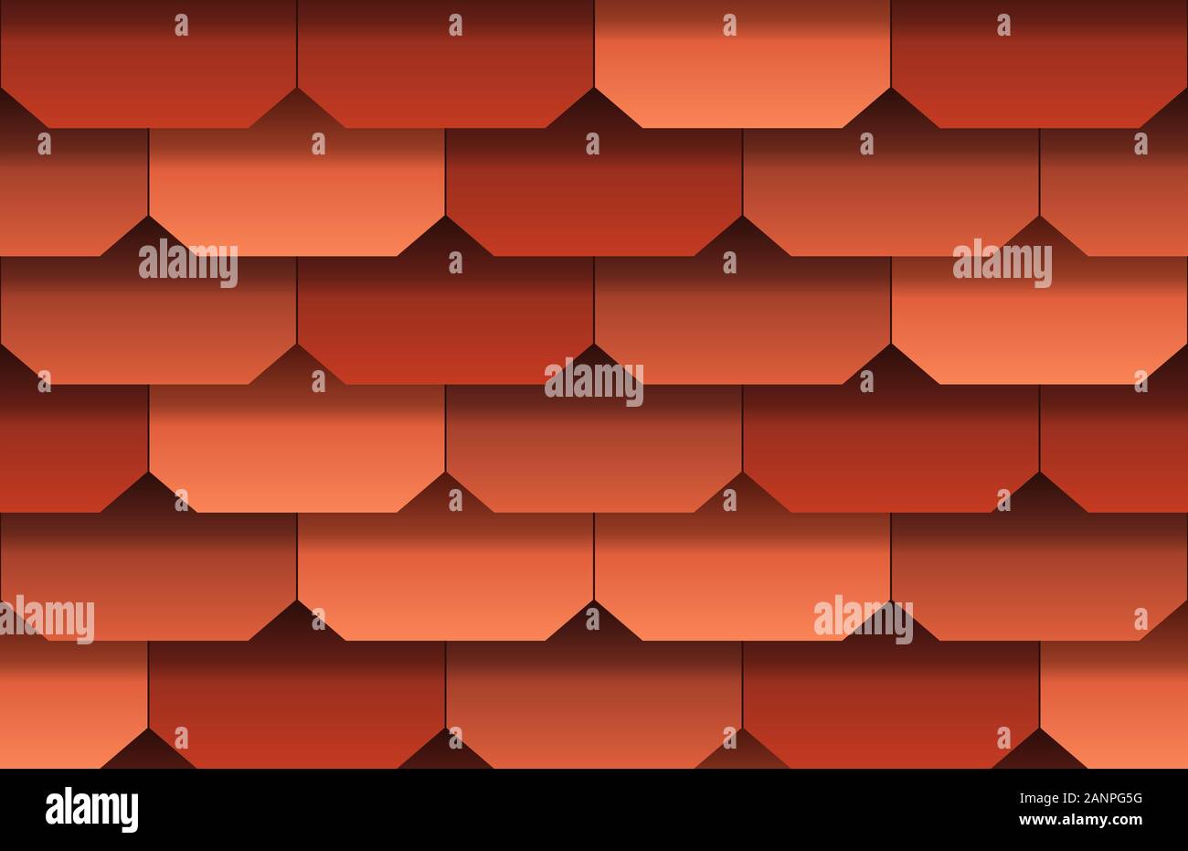 Seamless texture of soft shingles roof top background. Repeating ...