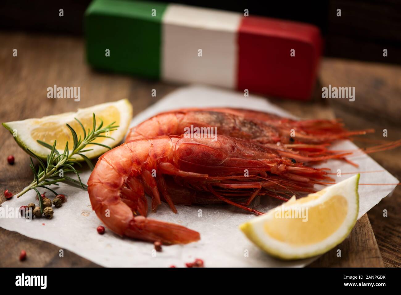 Fresh King Prawns from Mazara del Vallo close up Stock Photo - Alamy