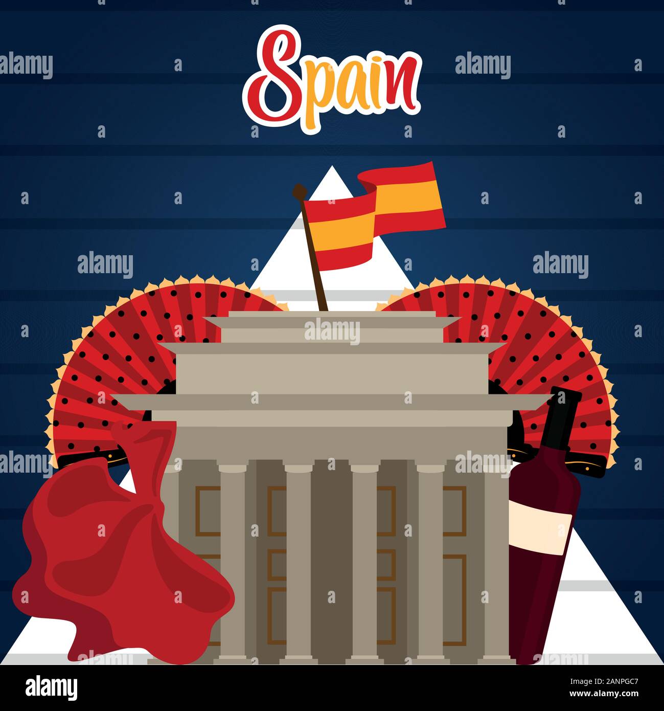 Travel to Spain Stock Vector Image & Art - Alamy