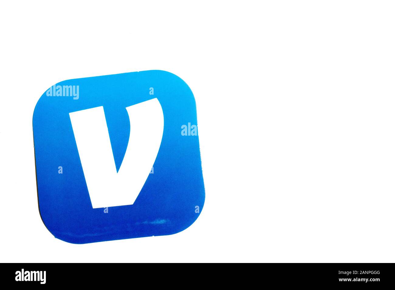 Venmo app logo Cut Out Stock Images & Pictures - Alamy