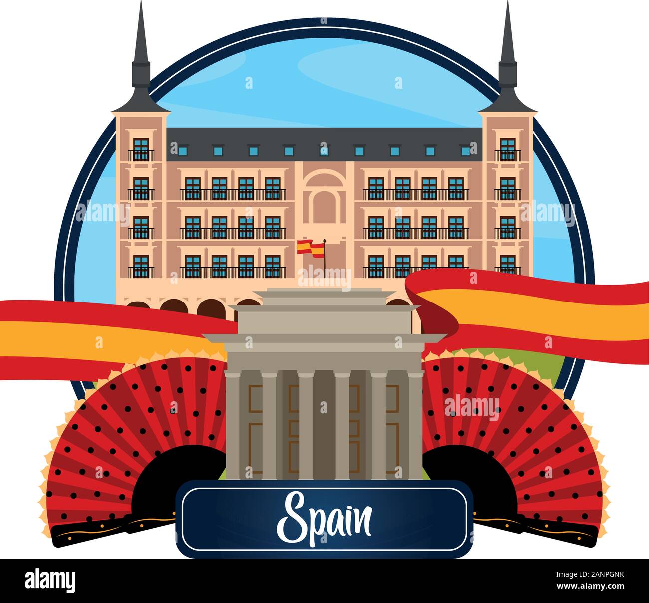 Travel to Spain Stock Vector Image & Art - Alamy