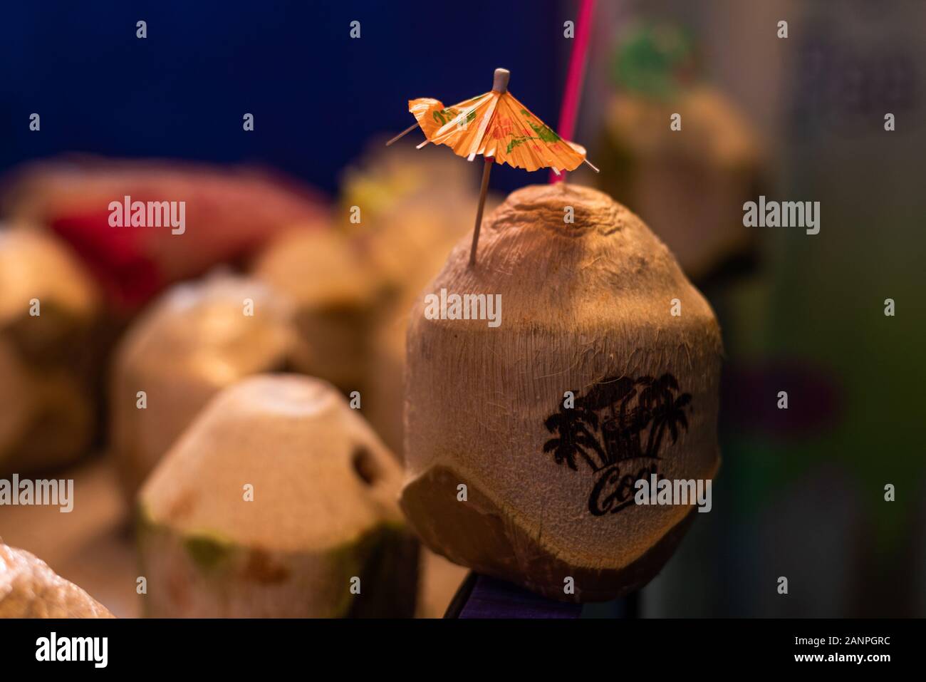 Indian tender coconut water hi-res stock photography and images - Alamy