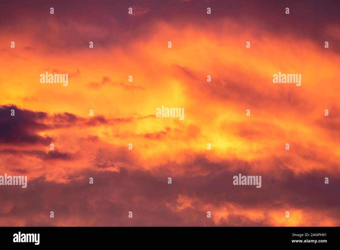 Colorful sunset sky background with reddish colors Stock Photo - Alamy