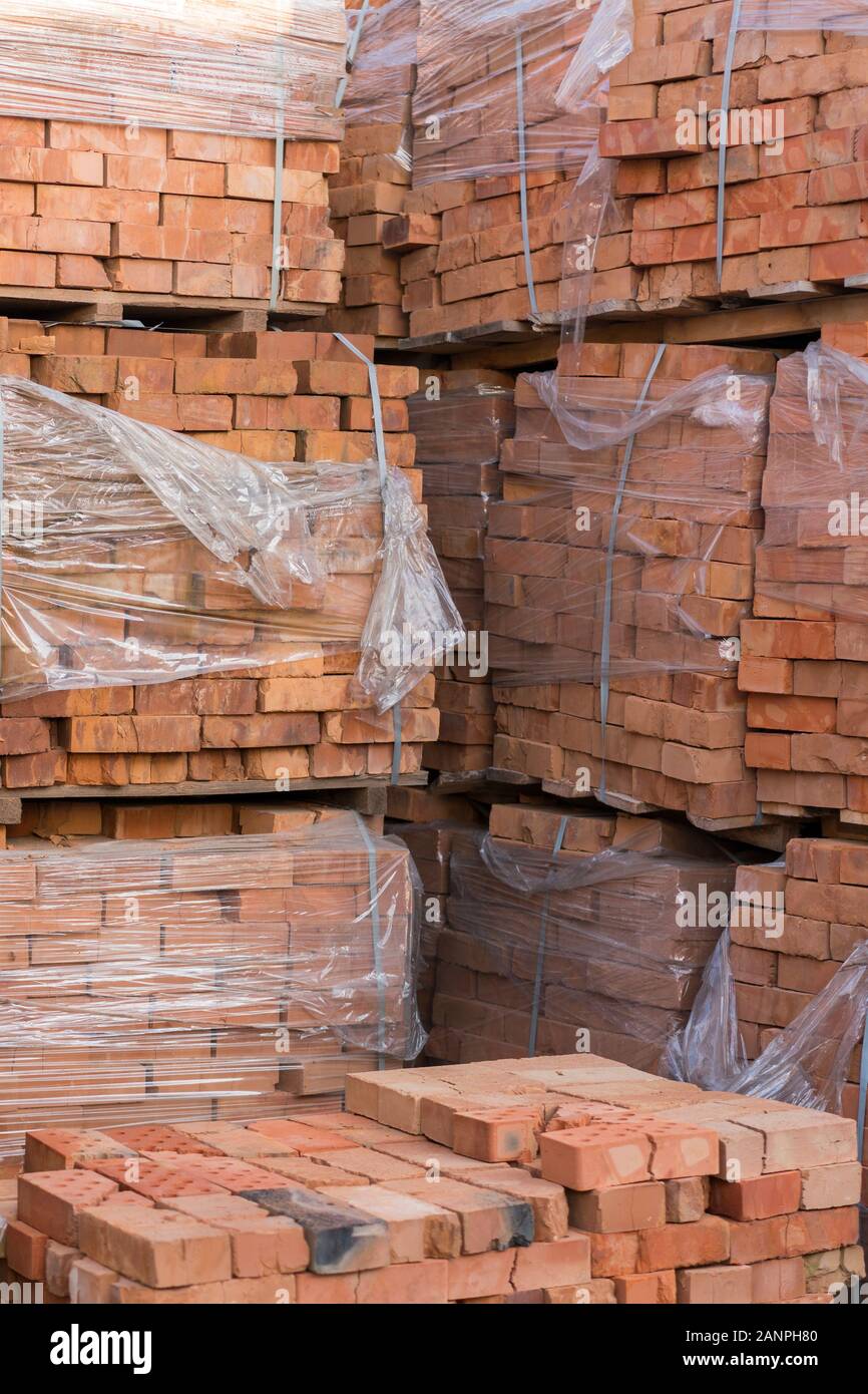 Pallet bricks isolated on hi-res stock photography and images - Alamy