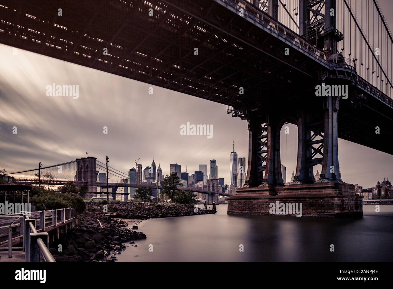 Manhattan bridge New York Stock Photo - Alamy