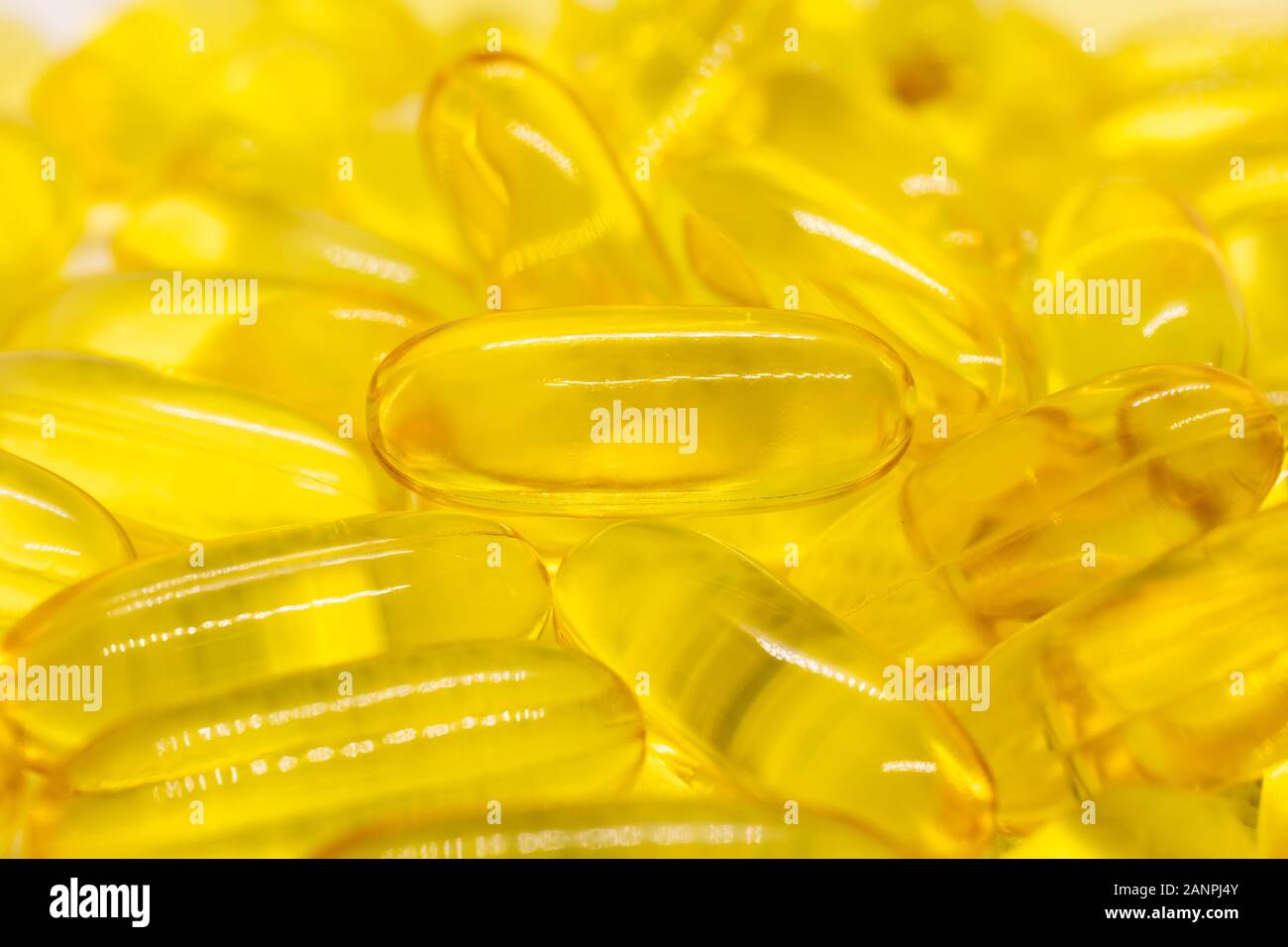 Fish oil capsules, Omega-3 vitamin tablets Stock Photo - Alamy