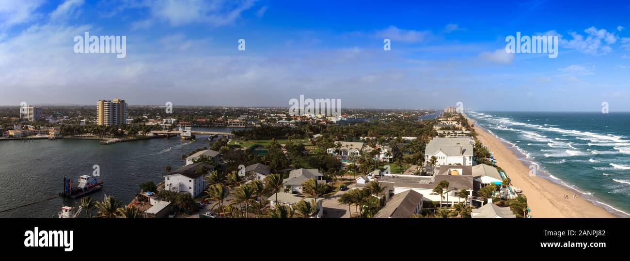 Pompano beach aerial hi-res stock photography and images - Alamy
