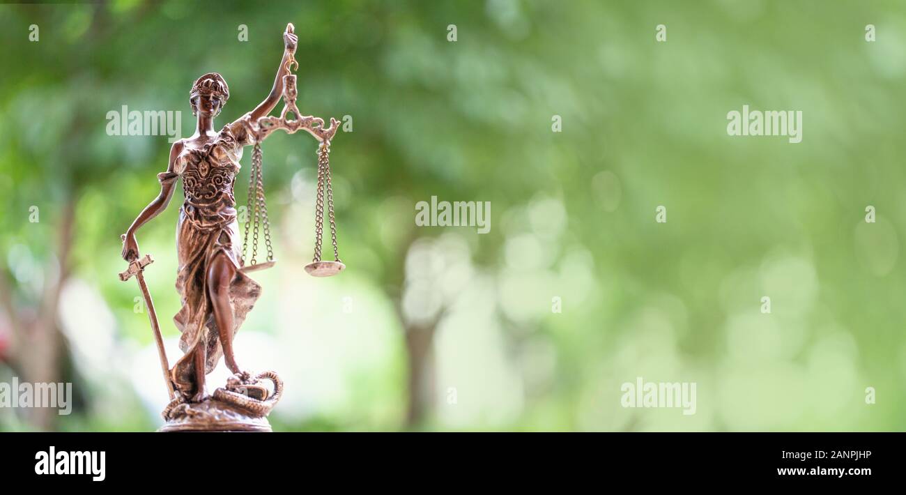 The Statue of Justice - lady justice or Iustitia / Justitia the Roman ...