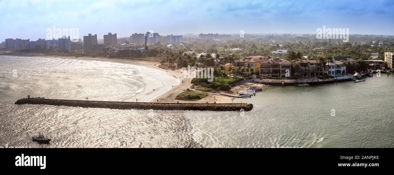 Pompano beach aerial hi-res stock photography and images - Alamy